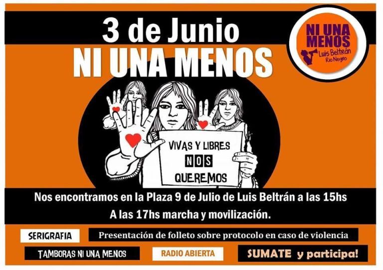 Ni Una Menos Convoca Para El Domingo A La Plaza 9 De Julio 7 En Punto